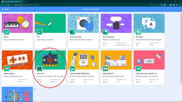 Play Scratch Games with micro:bit