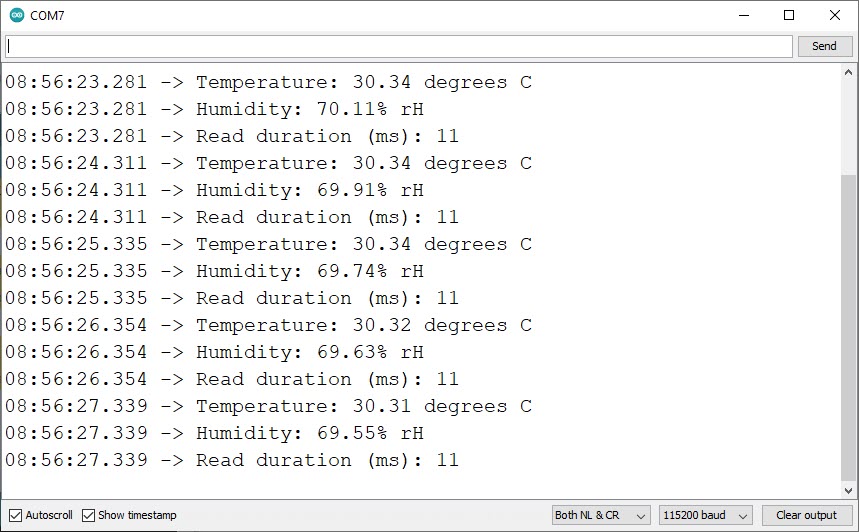 Temperature And Humidity Data From SHT40 To Thingspeak With Maker ...