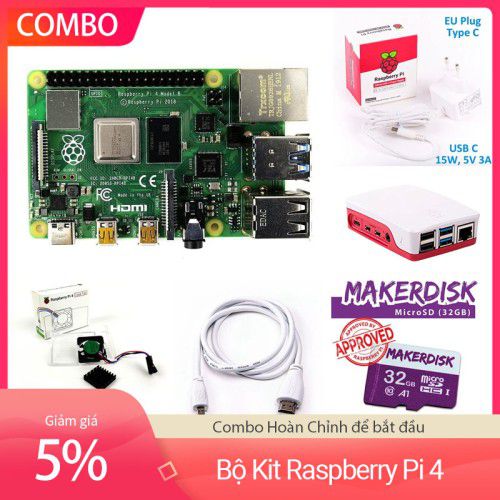 Bộ Kit Raspberry Pi 4 Model B