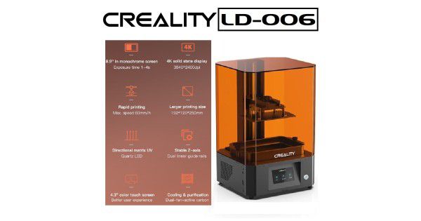 Creality LD-006 Mono LCD Resin 3D Printer