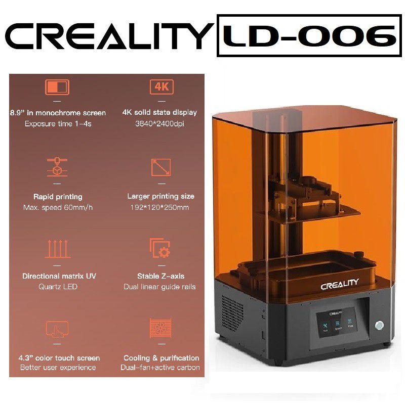 Creality LD-006 Mono LCD Resin 3D Printer