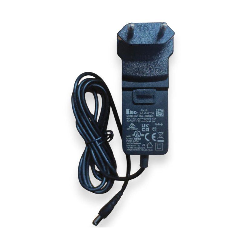 Adapter 12V 4A 5.5mmx2.5mm DC Barrel - EU Plug