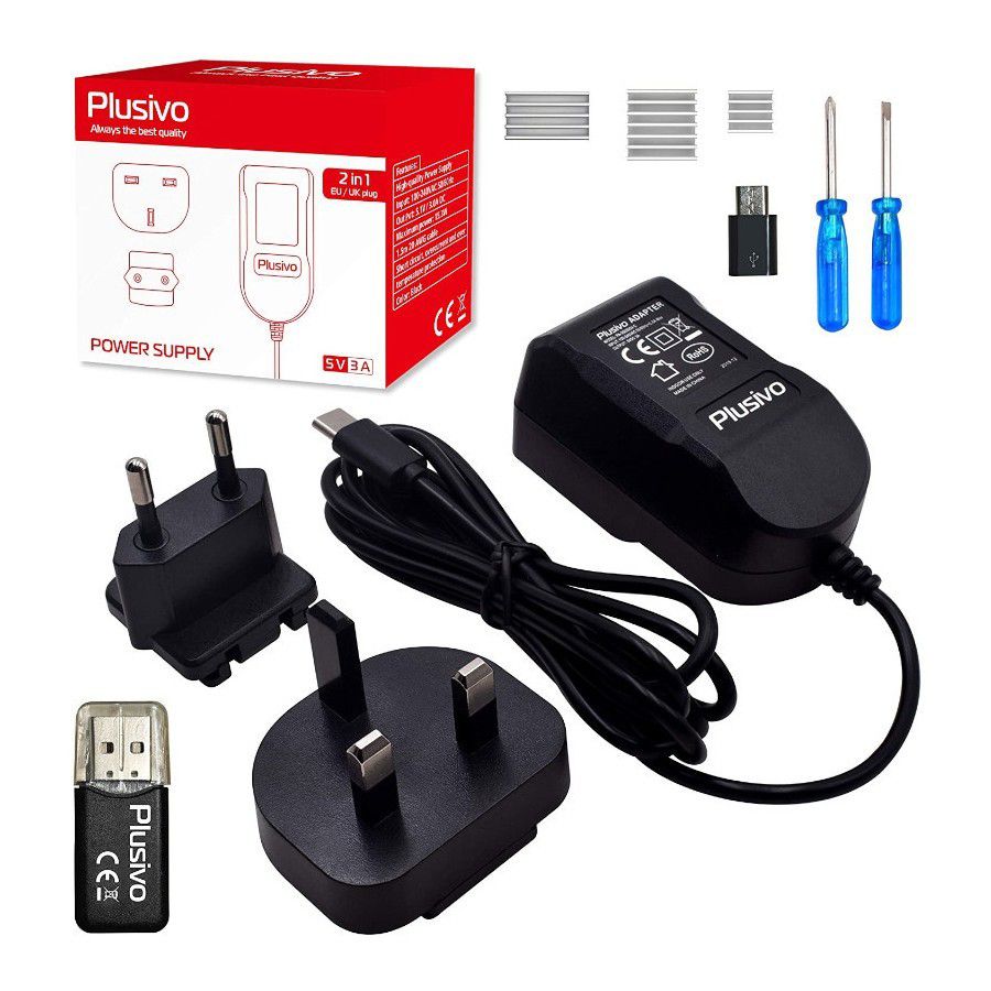 15W 5V 3A USB-C Power Adapter - UK&EU Plug
