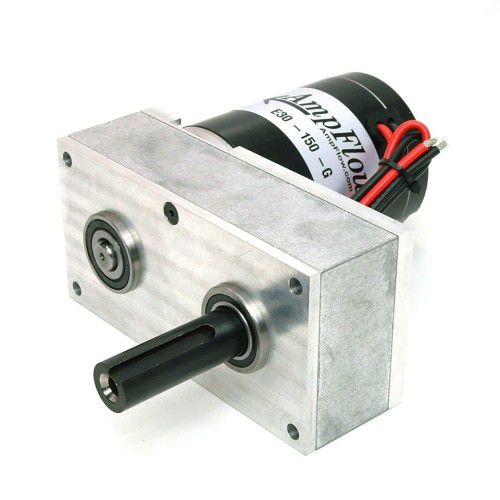 24V 670RPM 414kgfcm AmpFlow DC Motor with Speed Reducer
