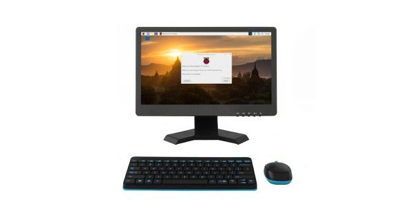 Desktop Computer with CM4 and 15-inch LCD