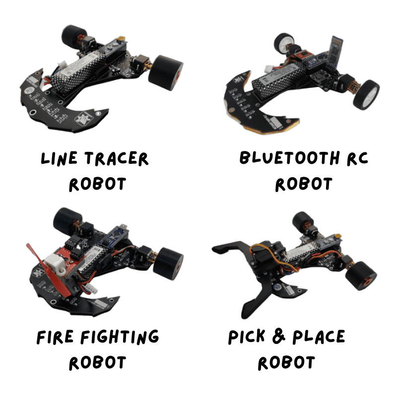 Mechabot Rush V3 Line Tracer Robot for STEM Education
