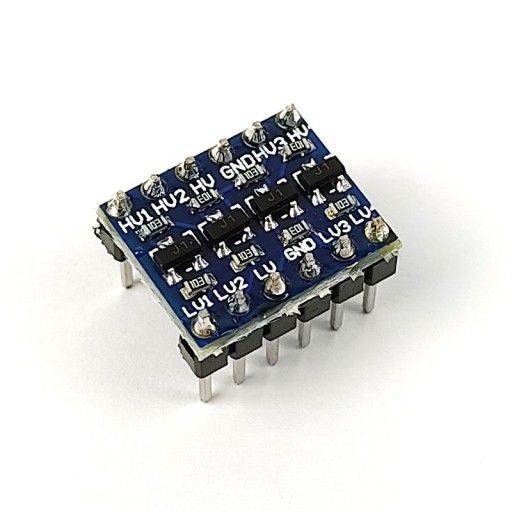4-Channel Logic Level Shifter - Pre-soldered Headers 4-Channel Logic Level Shifter - Pre-soldered Headers