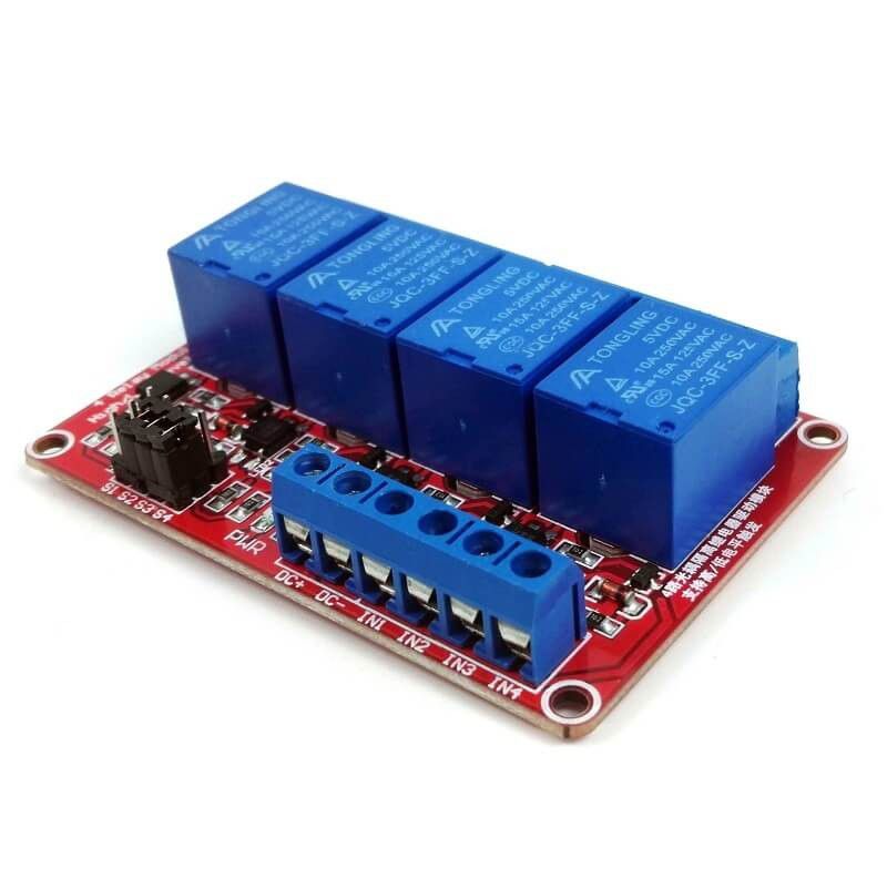 4 CH Active H/L 5V Relay Module