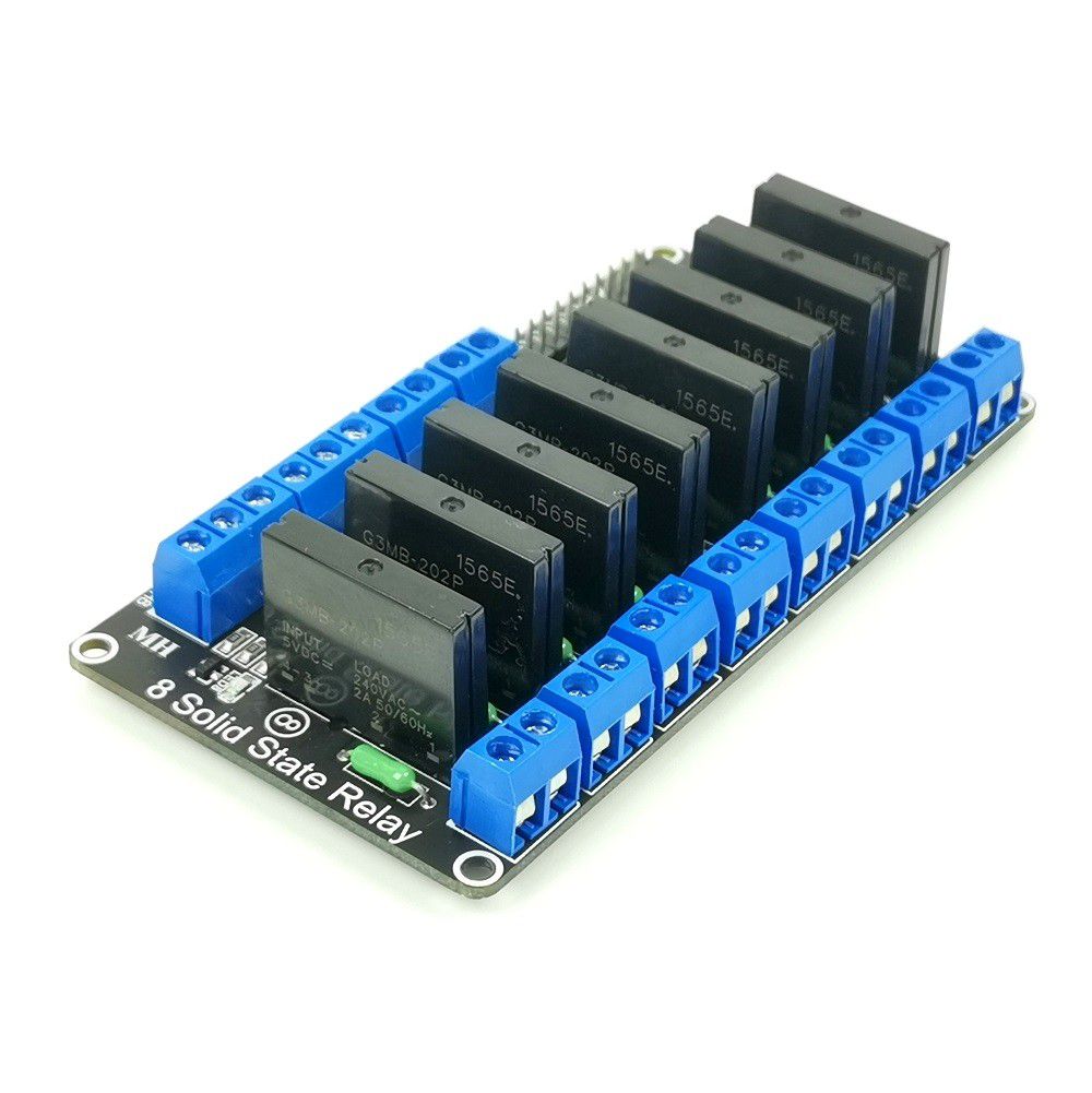 8 Channels Solid State Relay Module(Low Trigger)