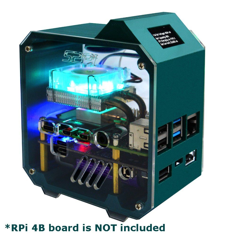 Mini Tower UPS Kit for Raspberry Pi 4 Model B and Kits