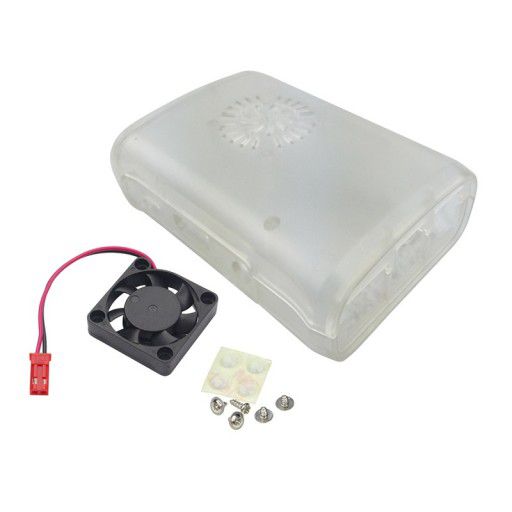 Raspberry PI Case with Fan (Transparent)