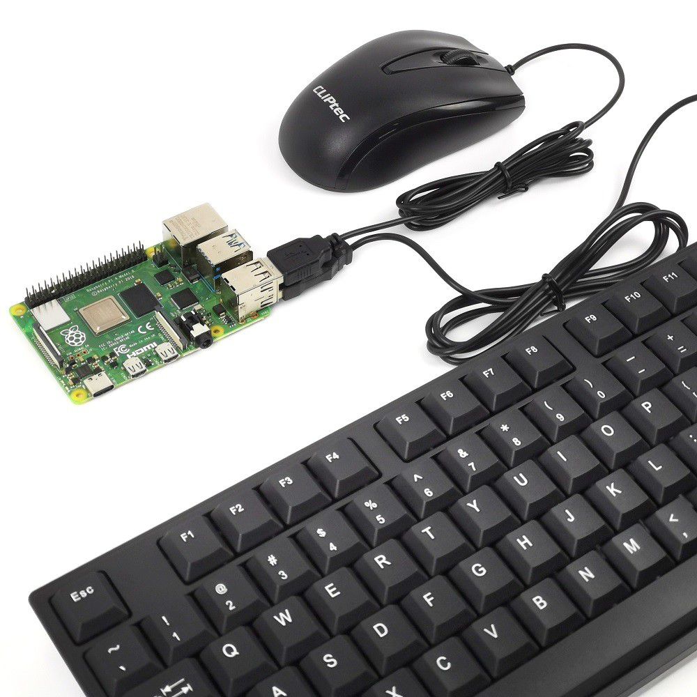 Cliptec USB Wired Keyboard and Mouse Combo