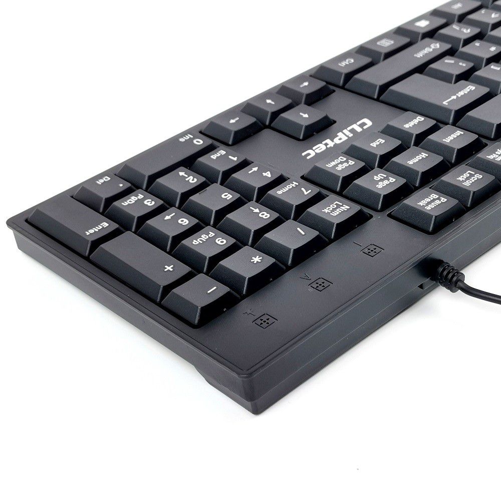 Cliptec USB Wired Keyboard and Mouse Combo