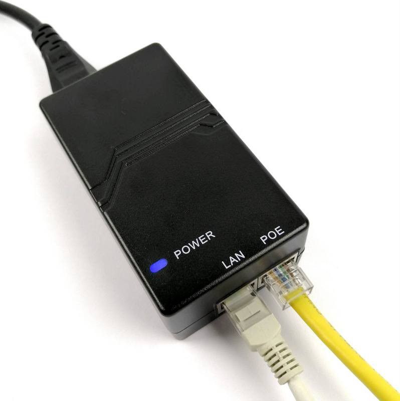 Gigabit PoE 48V 0.5A Adapter/Injector