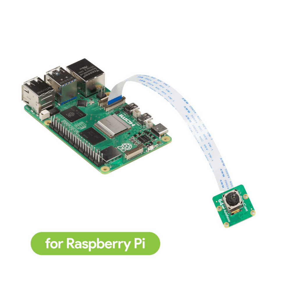 ArduCam 64MP IMX686 PDAF&CDAF Autofocus Camera for Raspberry Pi