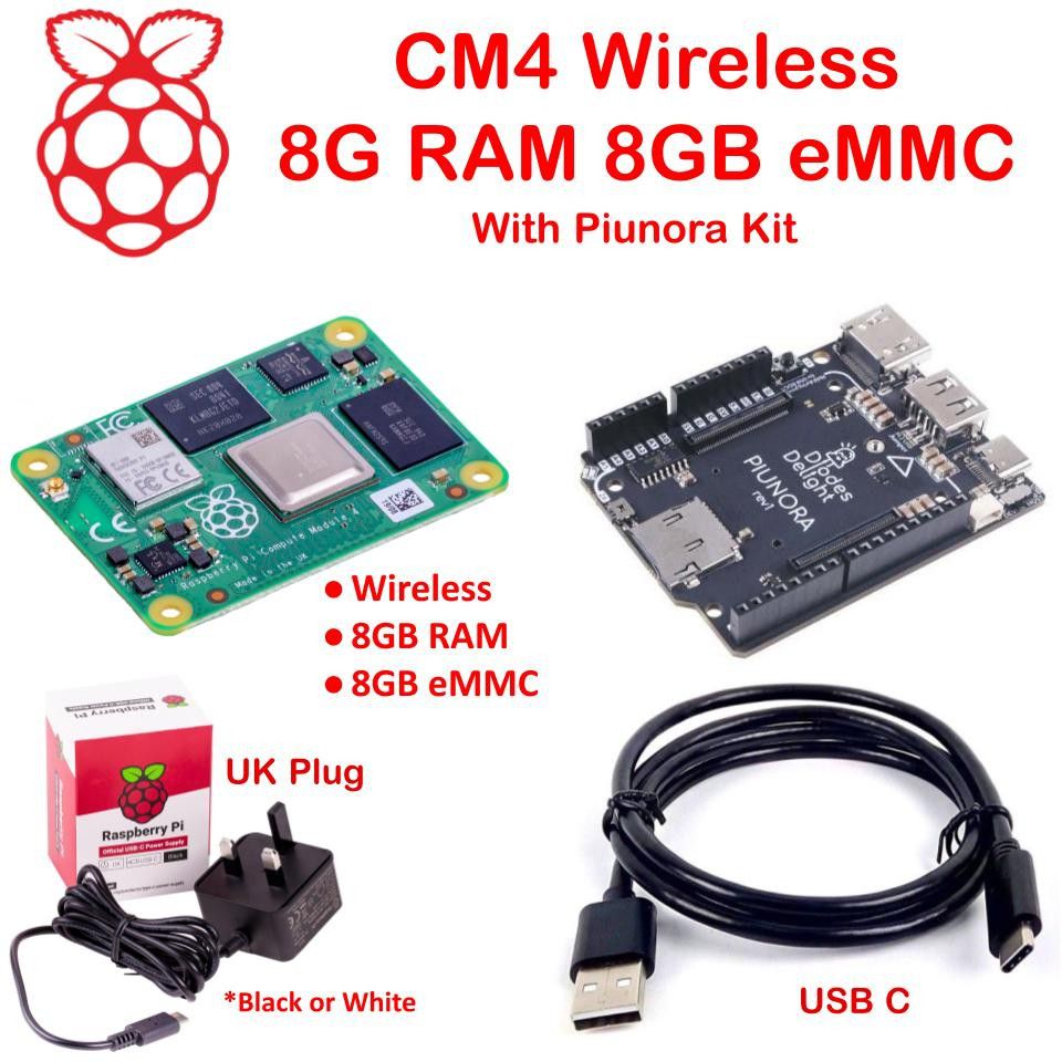 Piunora Raspberry Pi CM4 Carrier Board and Kits