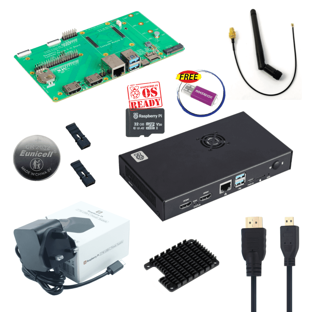 Raspberry Pi Compute Module 5 Io Board And Bundles