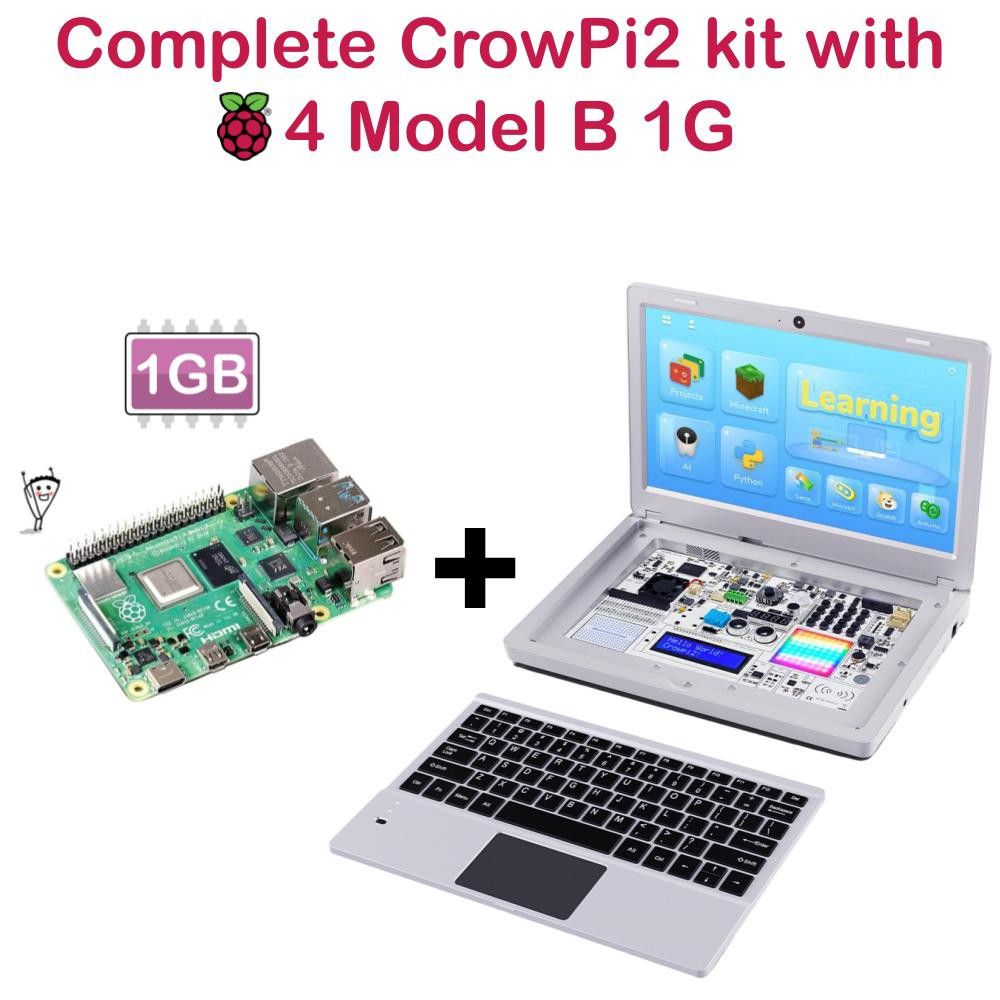 CrowPi2 and Raspberry Pi 4 Model B Education Kits