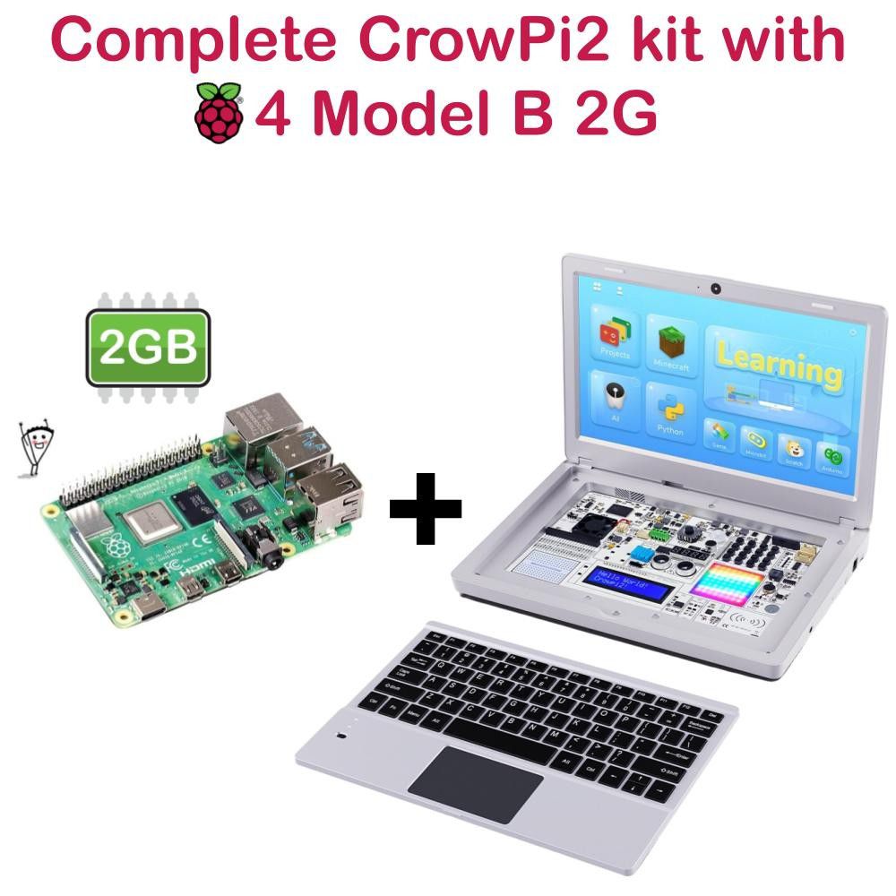 CrowPi2 and Raspberry Pi 4 Model B Education Kits