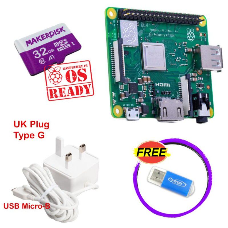 Raspberry Pi 3 Model A+ and Kits