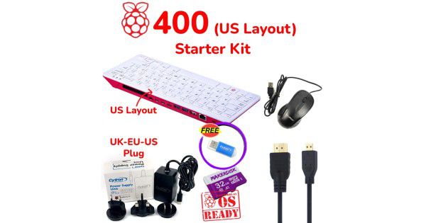 Raspberry Pi 400 Keyboard Computer and Kits
