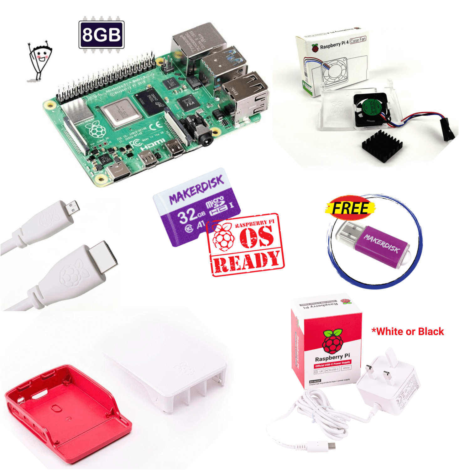 Raspberry Pi 4 Model B - 8GB