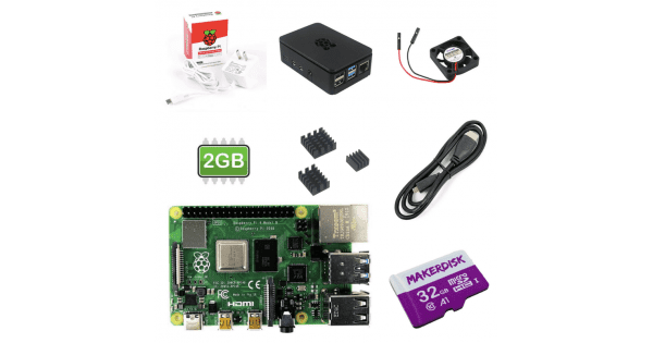 Raspberry Pi 4 (2GB) Starter Kit