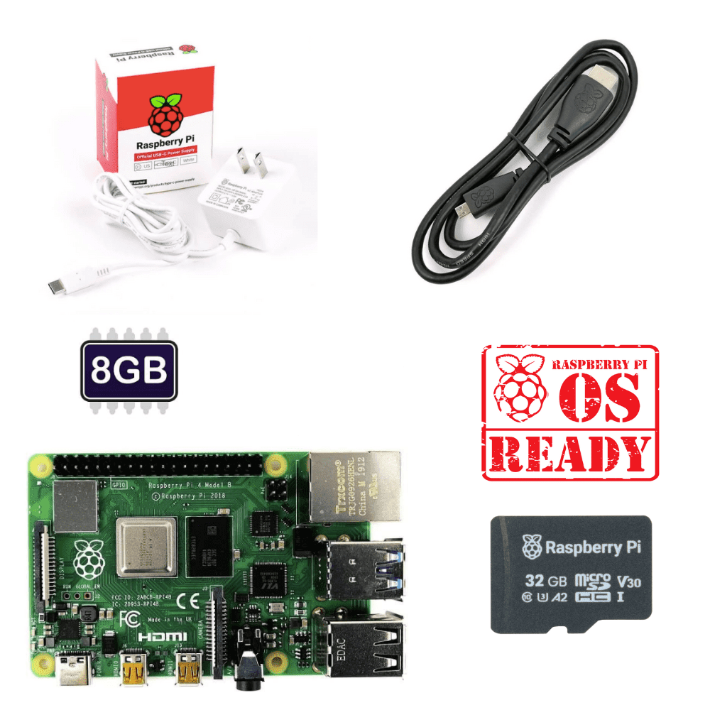 Official Raspberry Pi 4 Model B 8GB และชุดอุปกรณ์