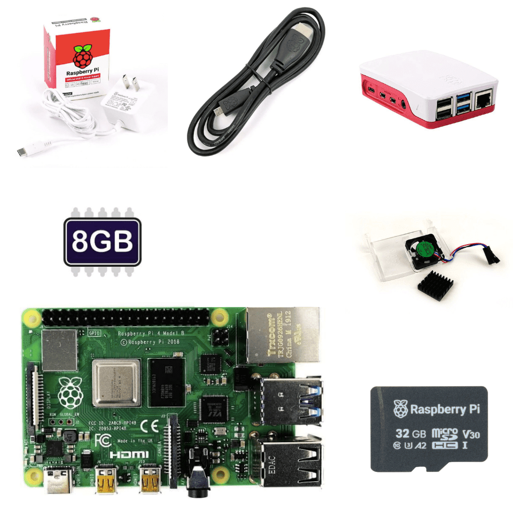 Official Raspberry Pi 4 Model B 8GB และชุดอุปกรณ์