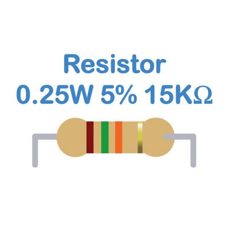 Resistor 0.25W 5% (15K) - 10pcs