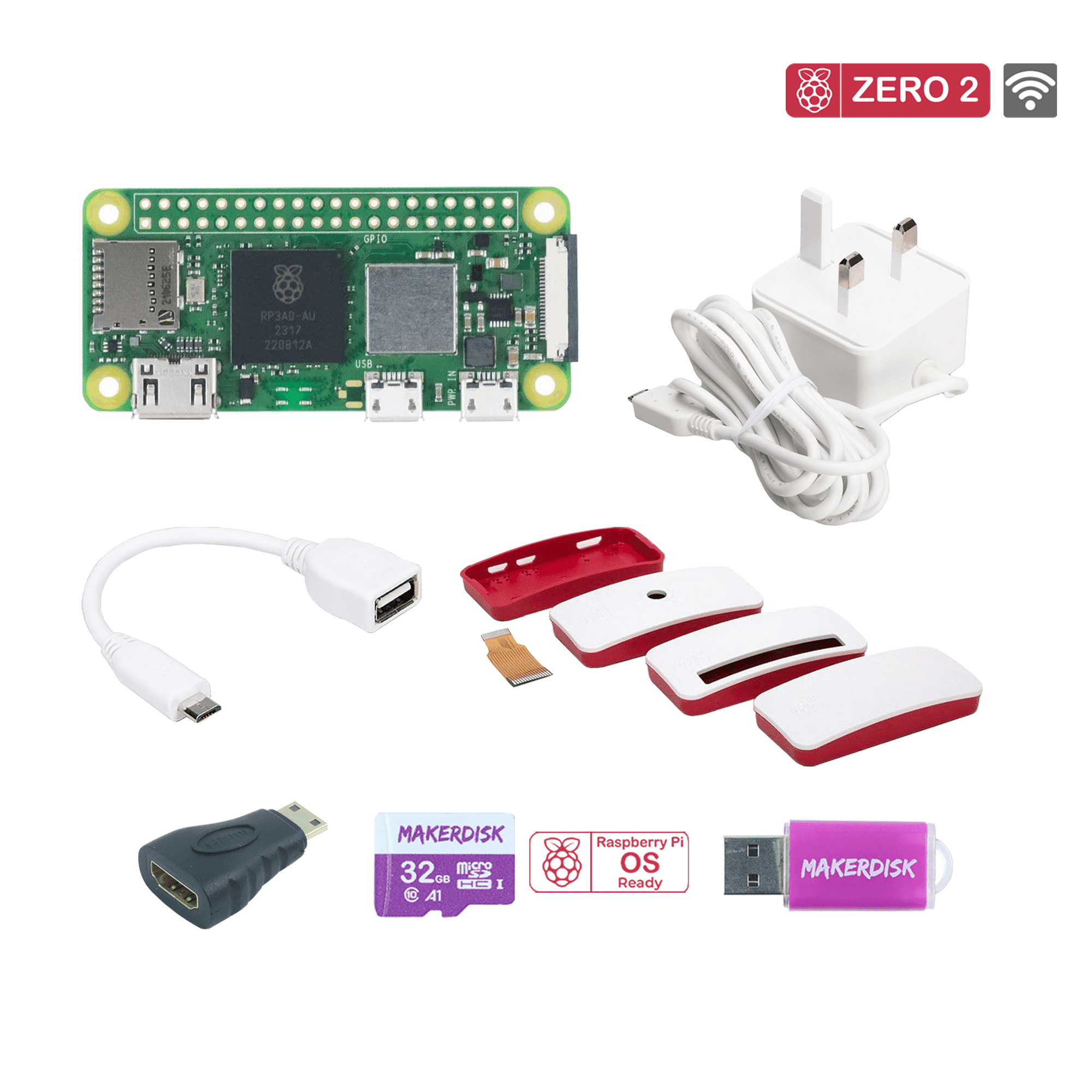 Raspberry Pi Zero W / WH / 2W / 2WH and Bundles