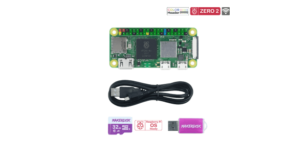 Raspberry Pi Zero 2 WH Essential Kit