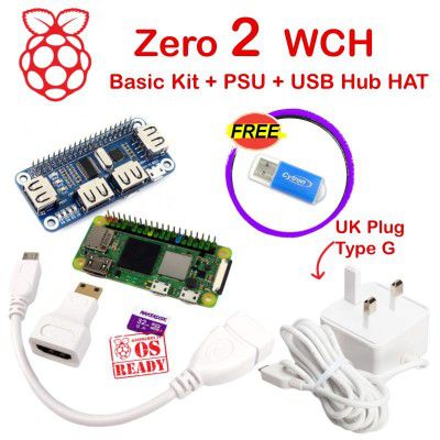 Official RPi 12.5W (5V/2.5A) PSU microB UK Plug-White