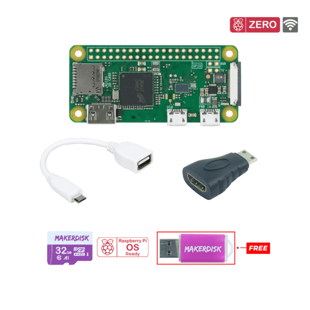 Raspberry Pi Zero W / WH / 2W / 2WH and Bundles
