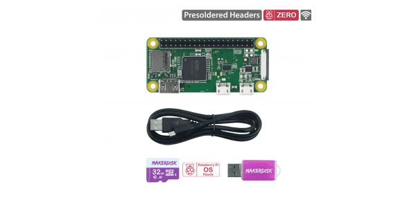 Raspberry Pi Zero WH Essential Kit