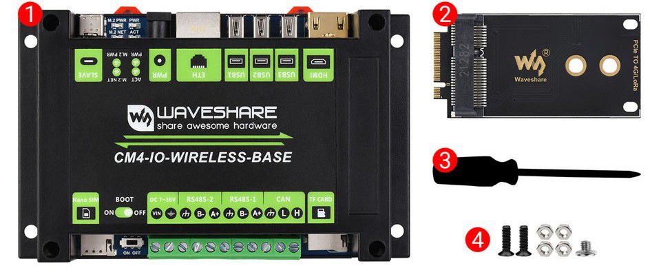 Industrial IoT Expansion Module Powered by Raspberry Pi CM4