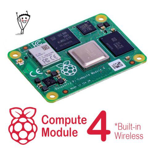 Raspberry Pi CM4 with Wireless - Pick RAM and eMMC