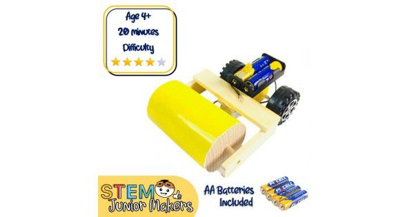 DIY Wooden Road Compactor STEM Kit