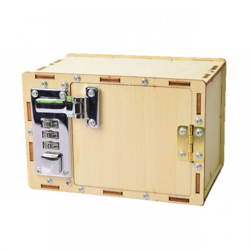 DIY Wooden Safe Box with Passkey STEM Kit