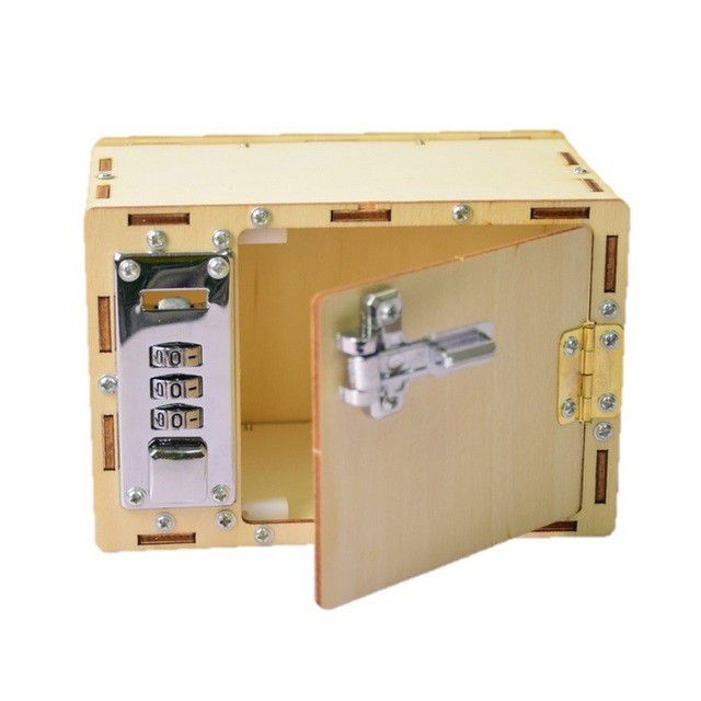 DIY Wooden Safe Box with Passkey STEM Kit