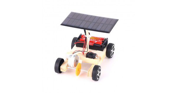 DIY Solar Powered Car (w Batteries)