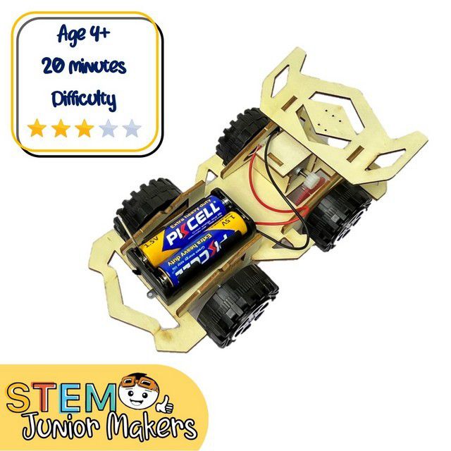 DIY Racing Car STEM Kit with Battery