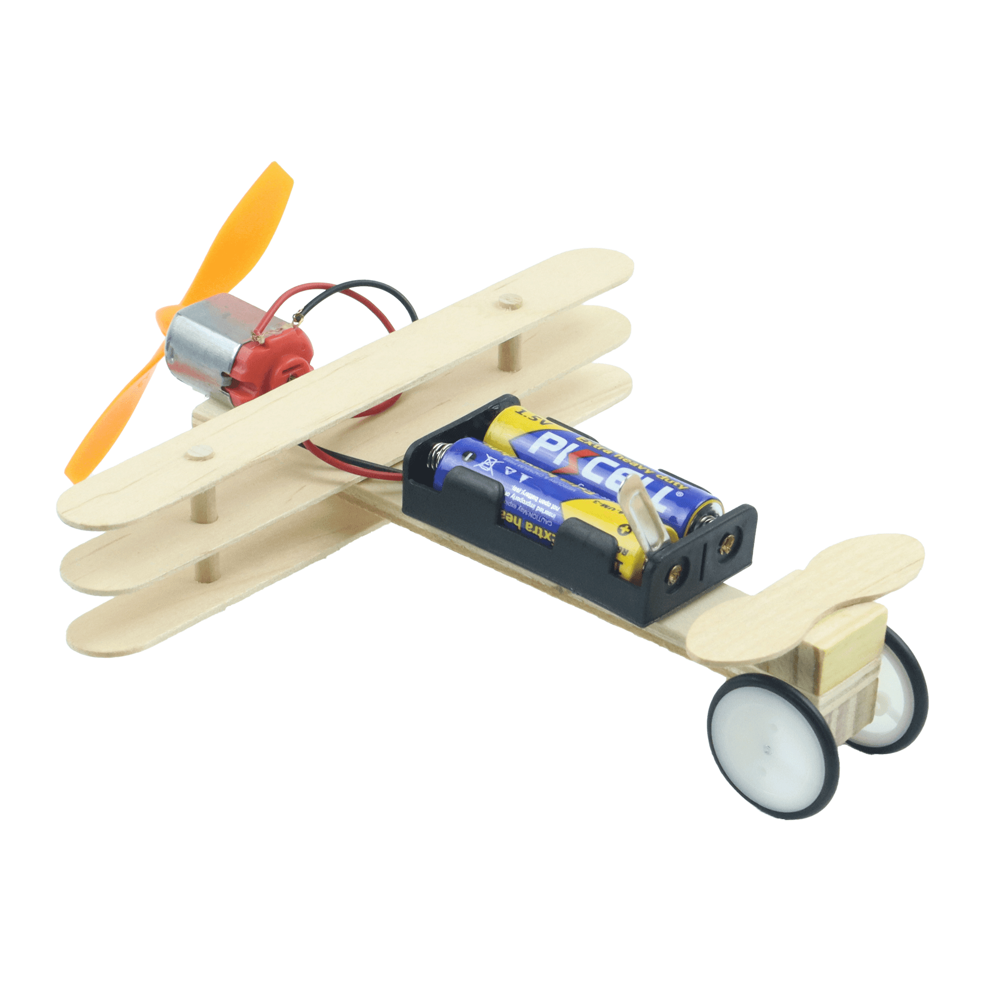 DIY Wooden Plane DC Motor Propeller