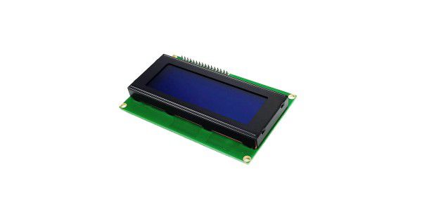 4x20 Character LCD with I2C Module (Blue)