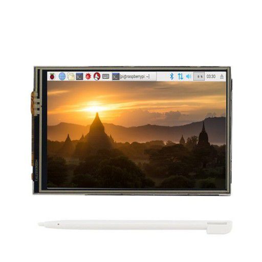 3.5-Inch TFT Touch Screen with Cooling Fan for RPi4B