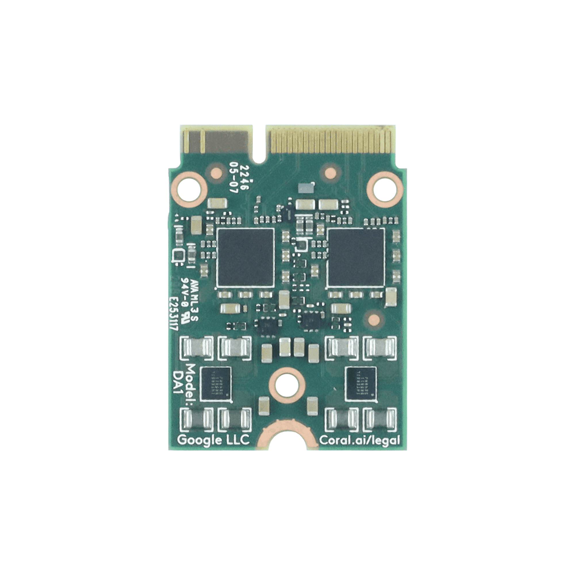 Google Coral M2 Coral M.2 Accelerator With Dual Edge TPU | Raspberry Pi ...