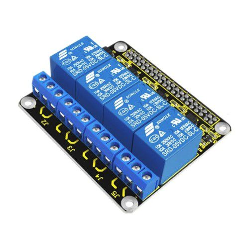 4-Channel Relay HAT for Raspberry Pi
