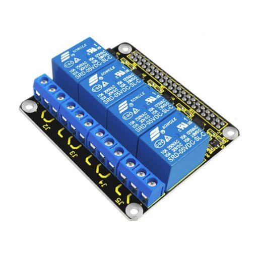 4-Channel Relay HAT for Raspberry Pi