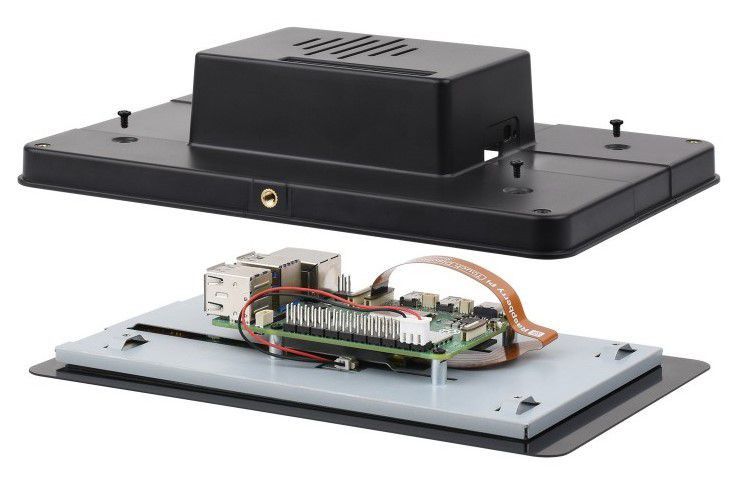 Case For Raspberry Pi 7-Inch Touch Display 2 Supports Pi 5