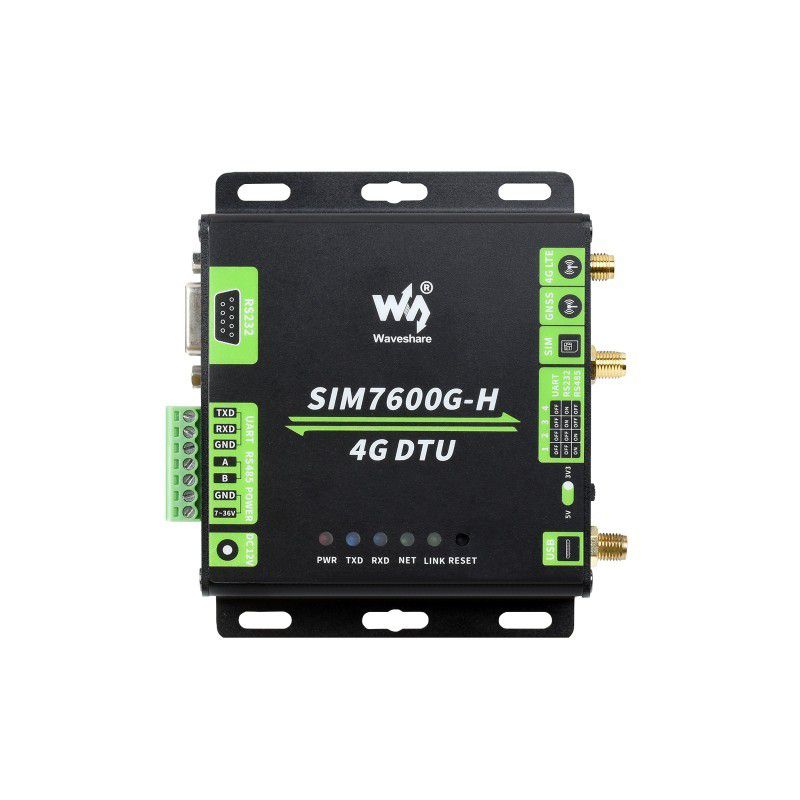 Industrial Grade SIM7600G-H 4G DTU, USB UART/RS232/RS485, LTE